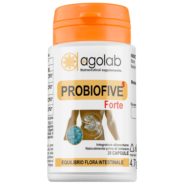 Probiofive Forte - Probiotico Naturale con 5 Miliardi di Fermenti ...